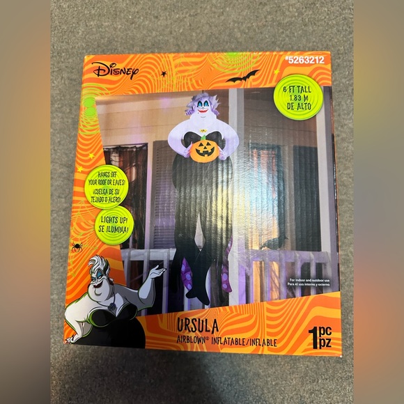 Disney | Holiday | 6 Ft Hanging Disney Ursula Little Mermaid 223 ...